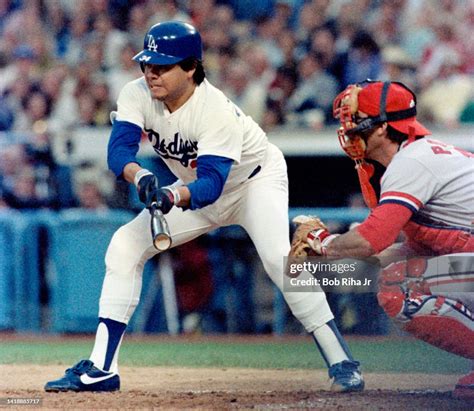 Los Angeles Dodgers Pitcher Fernando Valenzuela During Los Angeles