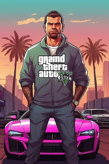 Premium Photo A Grand Theft Auto Gamer Illustration Ai Generated