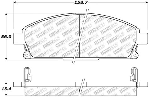 Stoptech Street Select Brake Pads Rear 30506910