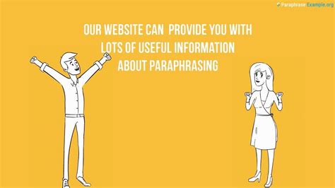 How Our Paraphrase Example Can Help Youtube