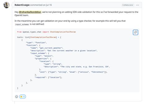 Validate Function Specifications Bugs Openai Developer Community