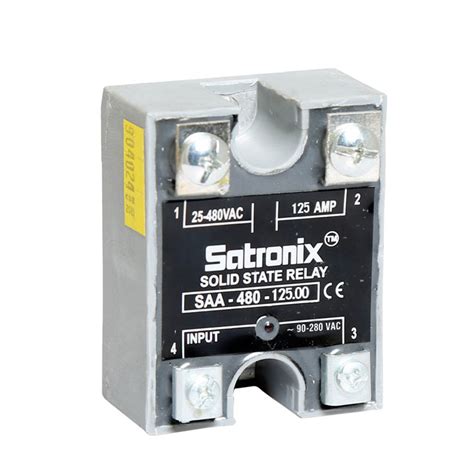 Single Phase Ac Ac Panel Mount Solid State Relay Satronix India