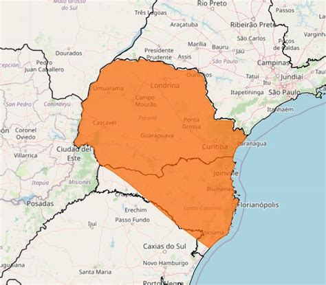 Alerta Laranja é Ampliado E Paraná Pode Ter Tempestades Com Ventos De