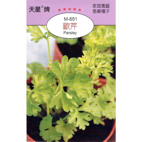 愛上種子 歐芹【香藥草種子】 天星牌 香藥草小包裝種子 種子批發 Iopen Mall