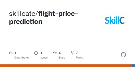 Github Skillcateflight Price Prediction