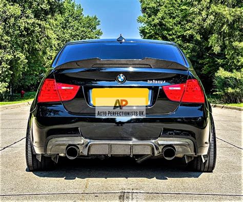 Bmw 3er E90 E91 Kohlefaser Heckklappe Diffusor Spoiler Splitter M Sport Eur 99 74 Picclick De
