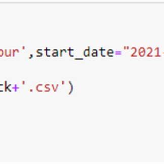 Request Form For Refinitiv API Using Eikon Library In Python Download Scientific Diagram
