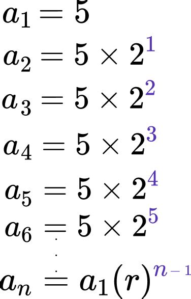 Geometric Sequence Examples