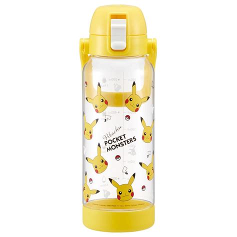 ドリンク マーカー ボトル 1000ml 1l 水筒 直飲み 水分補給 メモリ付き 透明 スケーター Skater Pdmk10 ポケット