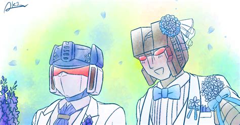 Tf腐向け ジューンブライド音波サンクラ あきらのイラスト Pixiv
