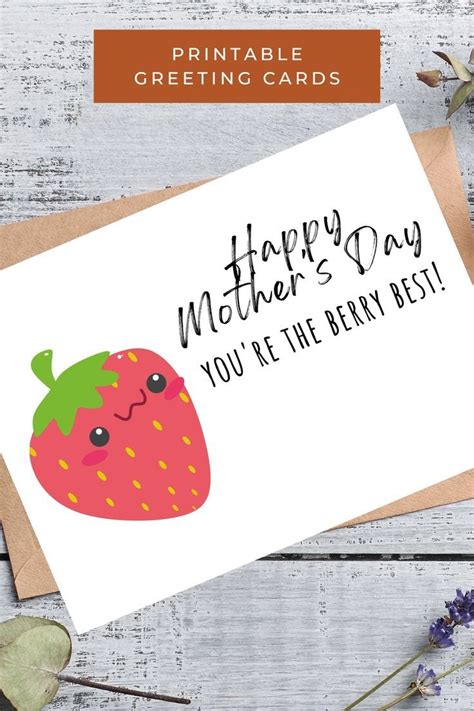 Mother S Day Card Printable Mom Card Cute Pun Card Mom Appreciation