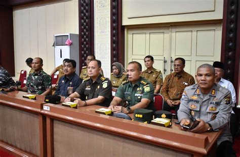 Kasiter Kasrem 043 Gatam Hadiri Pengukuhan FPK Provinsi Lampung 2023
