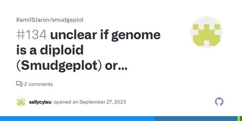 Unclear If Genome Is A Diploid Smudgeplot Or Pentaploid Ploidyplot