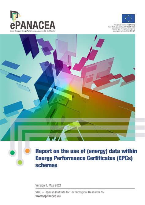 Report On The Use Of Energy Data Within Epc Schemes Epanacea Horizon 2020 Project