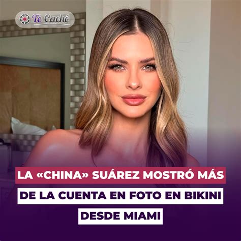 Francisca - La China Suárez compartió nuevas fotos en bikini desde Miami, pero una de ellas no ...