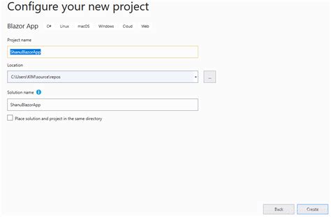 使用vs 2019，net Core 3和web Api创建aspnet Core Blazor Crud应用程序vs制作blazor