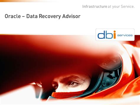 Oracle Data Recovery Advisor