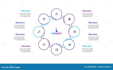 Outline Infographic Circular Diagram For Business Presentations With 7 Steps Or Options Outline Infographic Circular Diagram For Business Presentations With 7 Steps Or Options