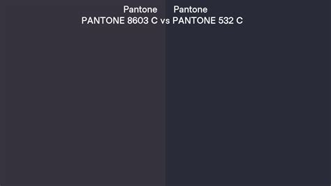 Pantone 8603 C Vs Pantone 532 C Side By Side Comparison