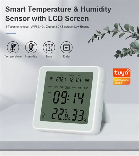 Zigbee Smart Temperature Humidity Sensor