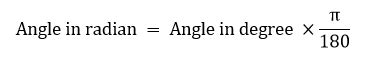 Degrees To Radians Conversion Steps With Solved Examples