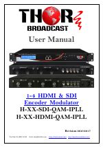 Thor 4 Channel HDMI To QAM Modulator And IPTV Streaming Encoder With Low Latency Manuals