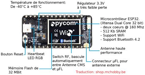 Wipy La Plateforme Micropython En Wifi Mchobby Le Blog