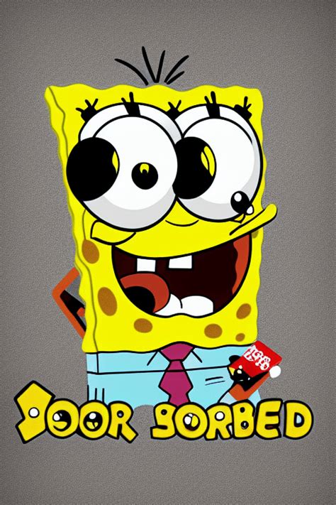 Spongebob Digital Graphic · Creative Fabrica