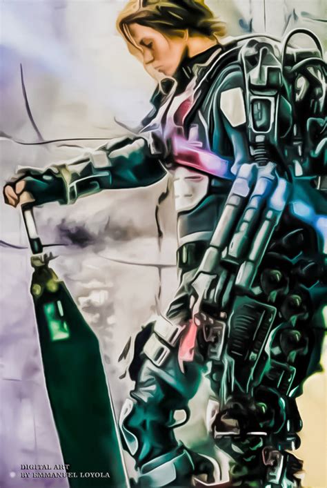 Sergeant Rita Vrataski By Emmancellar On Deviantart