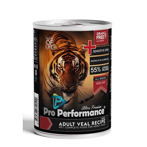 Pro Performance храна за котки с телешко 3 бр х 400 гр Sharo Shop