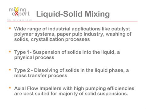 Mixing Of Liquids Solids And High Viscosity Materials Ppt
