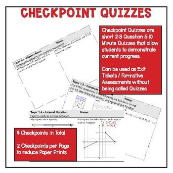 Algebra Basics Functions Unit BUNDLE Intermediate Algebra Unit