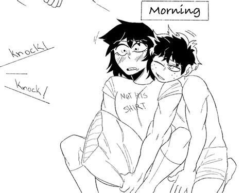 Rule 34 Blush Caught Cuddling Gay Hanta Sero Humannasties Izuku