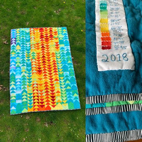 How To Make A Temperature Quilt Wiggs Elia