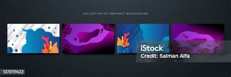 Bloob Blue Purple Abstract Design Background Stock Illustration Download Image Now Abstract