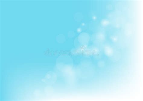The Boken Abstract Beautiful Blue Color Lighten Background Stock