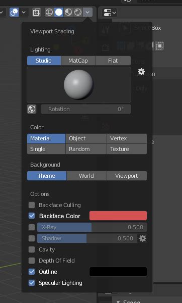 Backface Color Option In Solid Shading Mode Usability Developer Forum