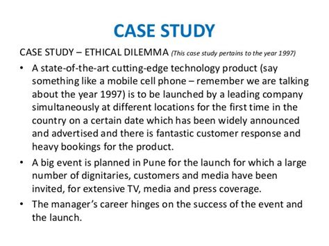 Case Study Business Ethics Solution “we Cannot Concede”