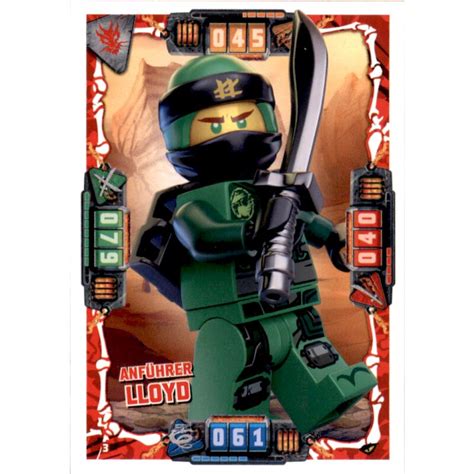 3 Anführer Lloyd Helden Karte LEGO Ninjago SERIE 4 2 39