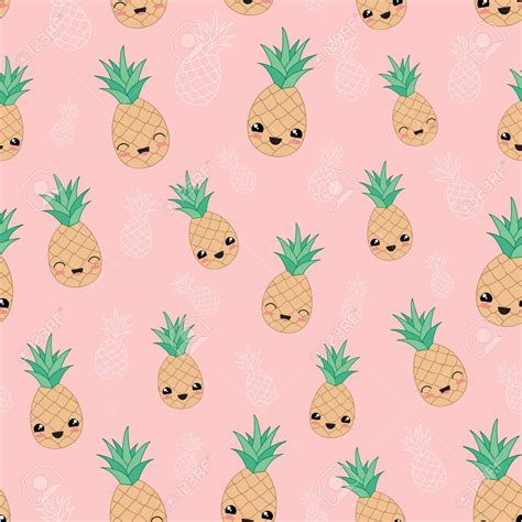 🔥 [16 ] Cute Kawaii Pineapple Wallpapers Wallpapersafari
