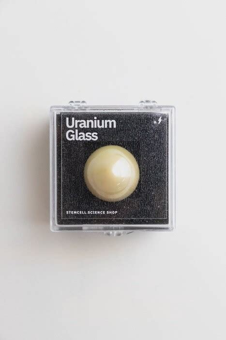 Yellow Uranium Glass Ball