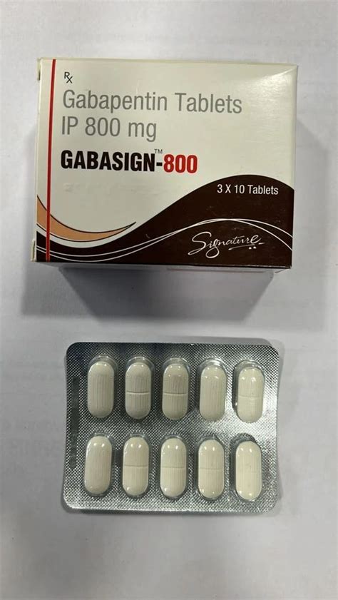 Gabapentin 800 Mg Tablets At Rs 450box In Nagpur Id 2852355771348