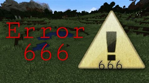 Minecraft Creepypastaerror 666 Youtube