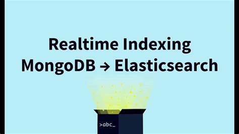 Importing Mongodb Data To Elasticsearch In Realtime Youtube