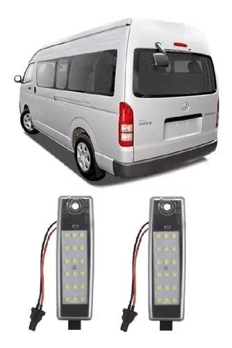 Luz Led Patente Toyota Hiace 2005 actual Accesorio Cuotas sin interés