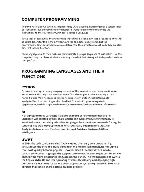 computer programming pdf websites html
