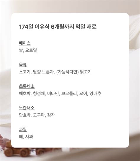 초기이유식 식단표 174일 시작 엑셀표 비번없이 공유 With 뿐이 토핑 이유식 네이버 블로그