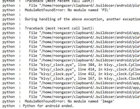 Ubuntu 18 04 Buildozer APP Automatically Closes After Opening In