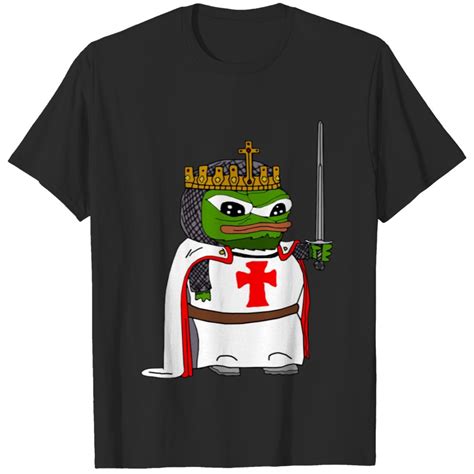 Crusader Pepe T Shirts Sold By Listed Tactic Sku 42253128 25 Off