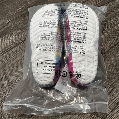 These Cute Tie Dye Furry Crocs Have Never Been Worn Depop